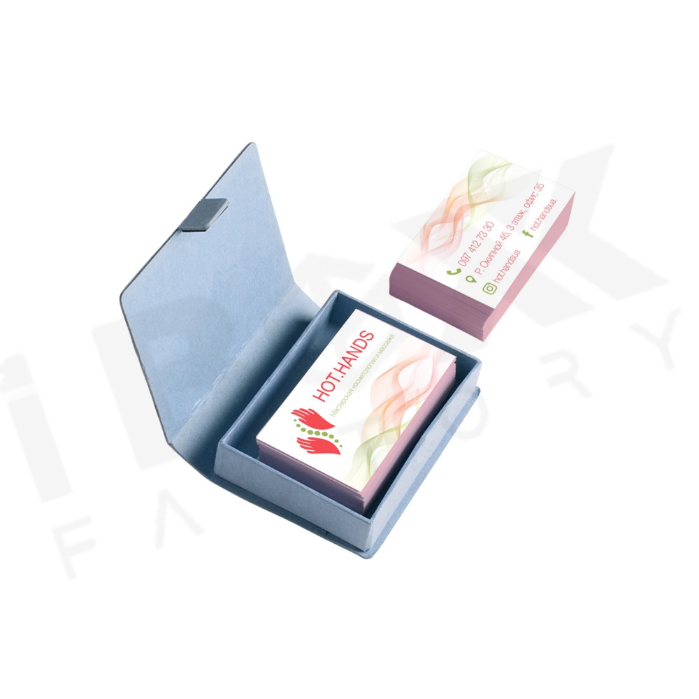 Custom Printed Business Card Boxes logo Wholesale California